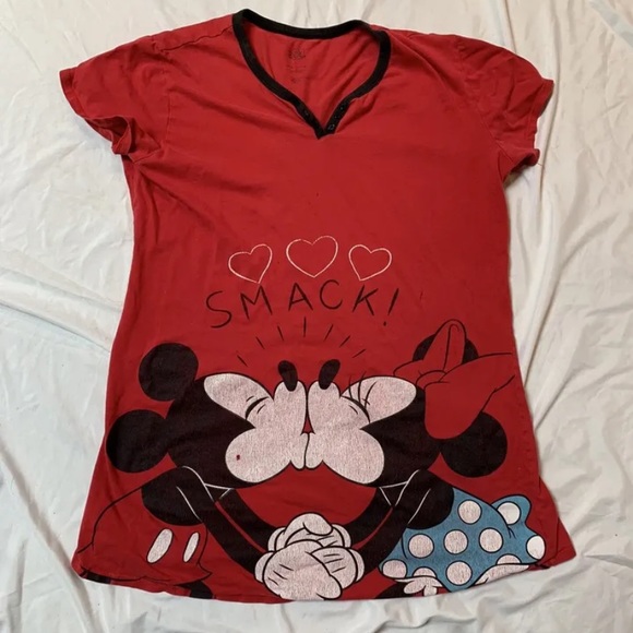 Disney | Intimates & Sleepwear | Disney Mickey Minnie Mouse Smack Sleep ...